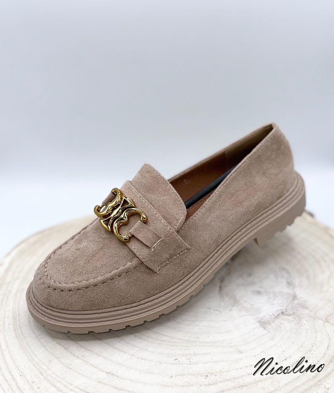 Mocassin Desiree beige - NICOLINO